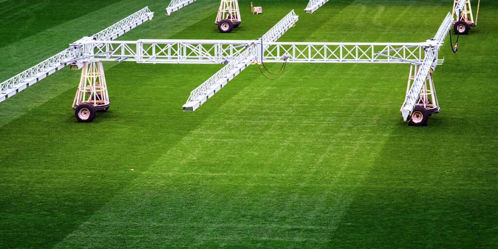 Stadium Construction with Hybrid Grass - Integral Grass